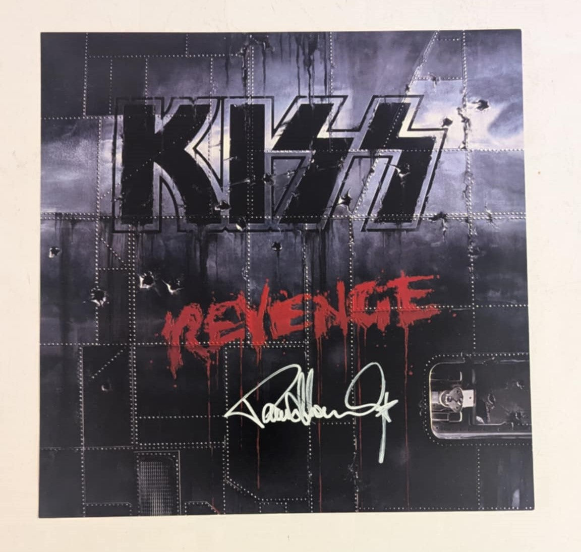 PAUL STANLEY Signed REVENGE PROMO FLAT Promotional Item – KISS Haven