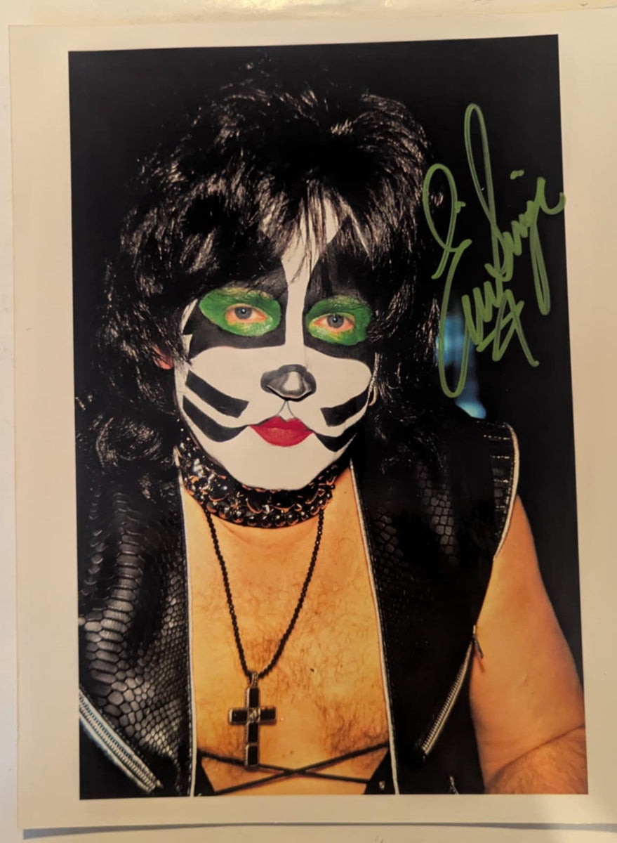 KISS Eric Singer Owned and Signed 8 x 10 Photo Personal Collection ...