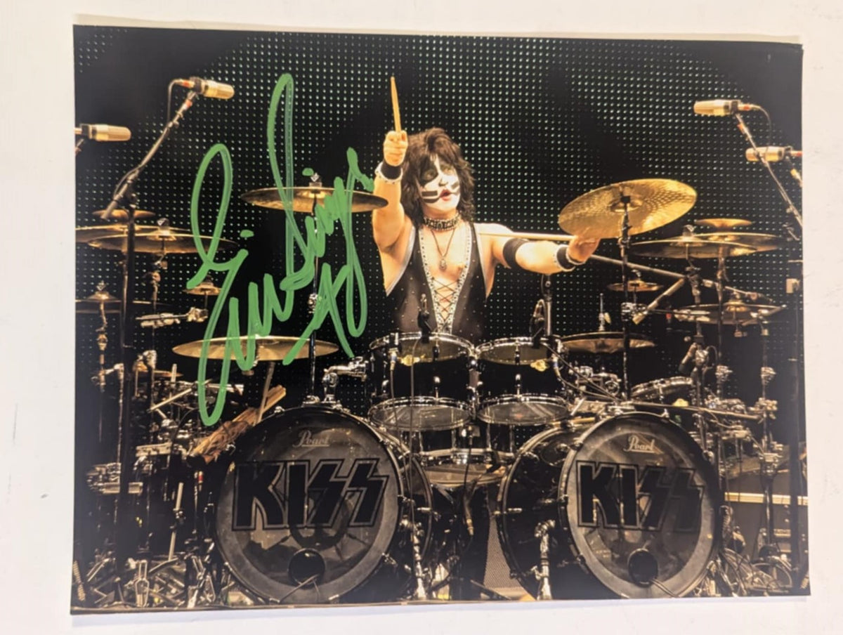 KISS Eric Singer Owned and Signed Photo from Personal Collection – KISS ...