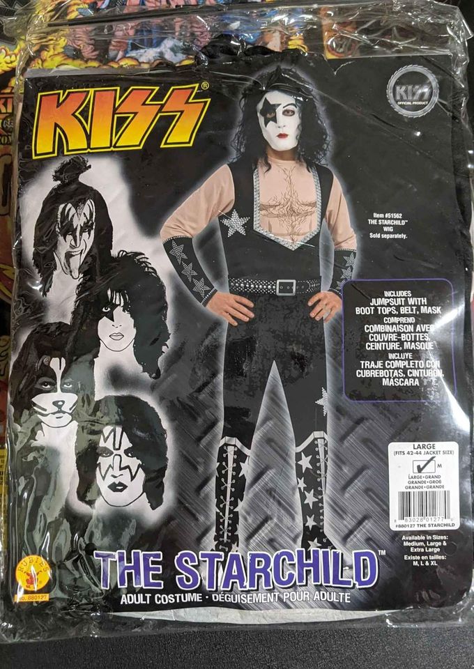 KISS Paul Stanley Starchild HALLOWEEN COSTUME Rubies various CLEARANCE ...