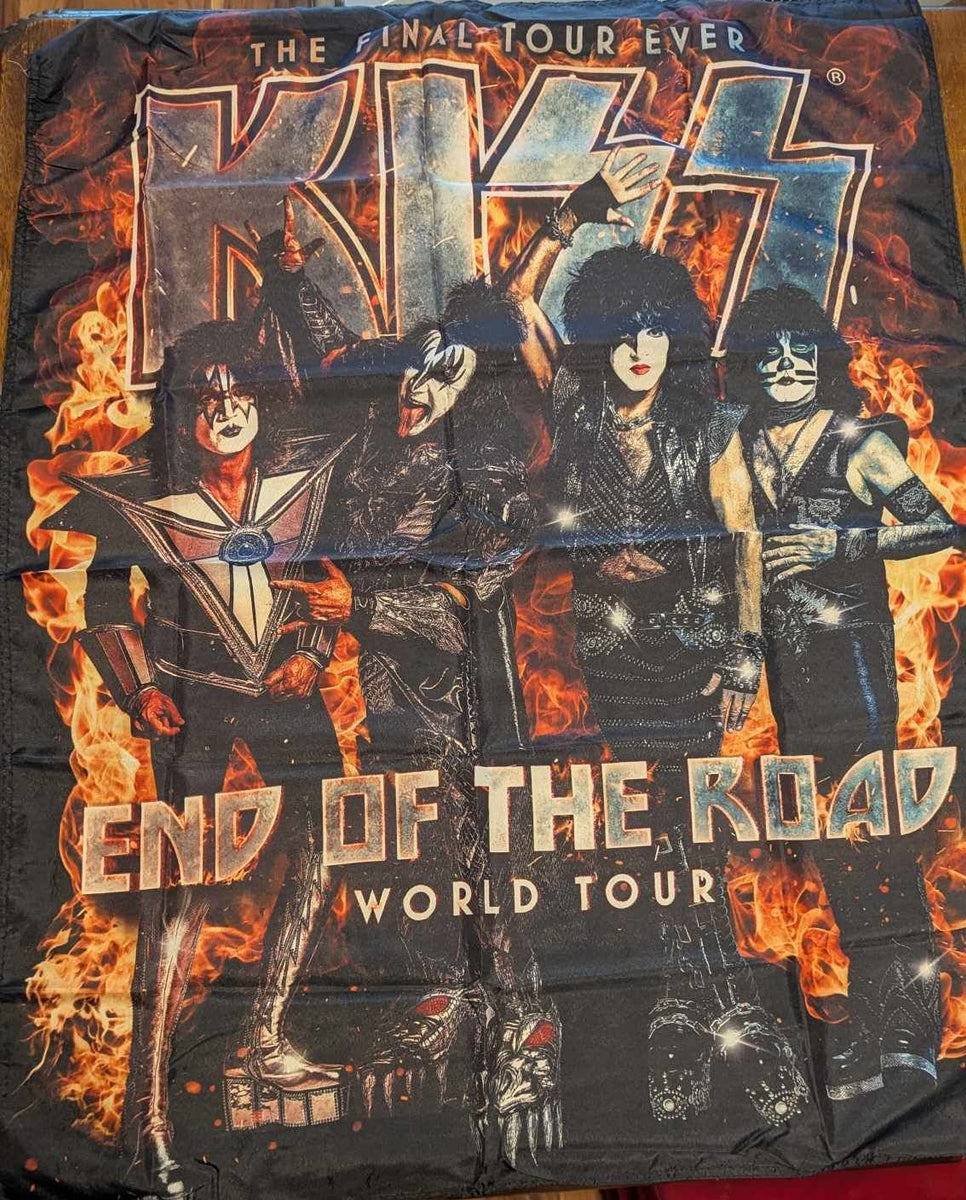KISS END OF THE ROAD Australia VIP Cloth Flag – KISS Haven
