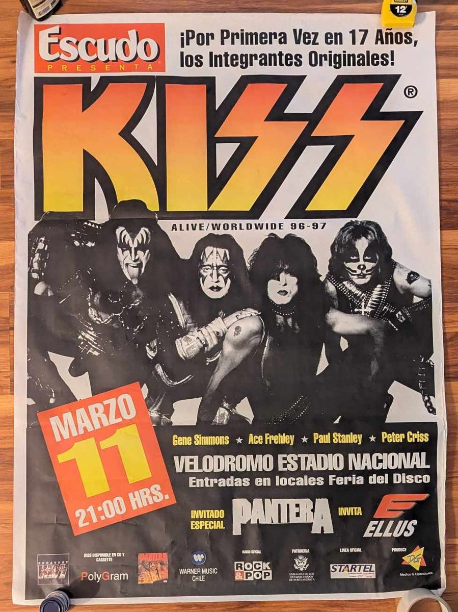KISS Giant PROMO POSTER SANTIAGO CHILE March 11 1997 – KISS Haven