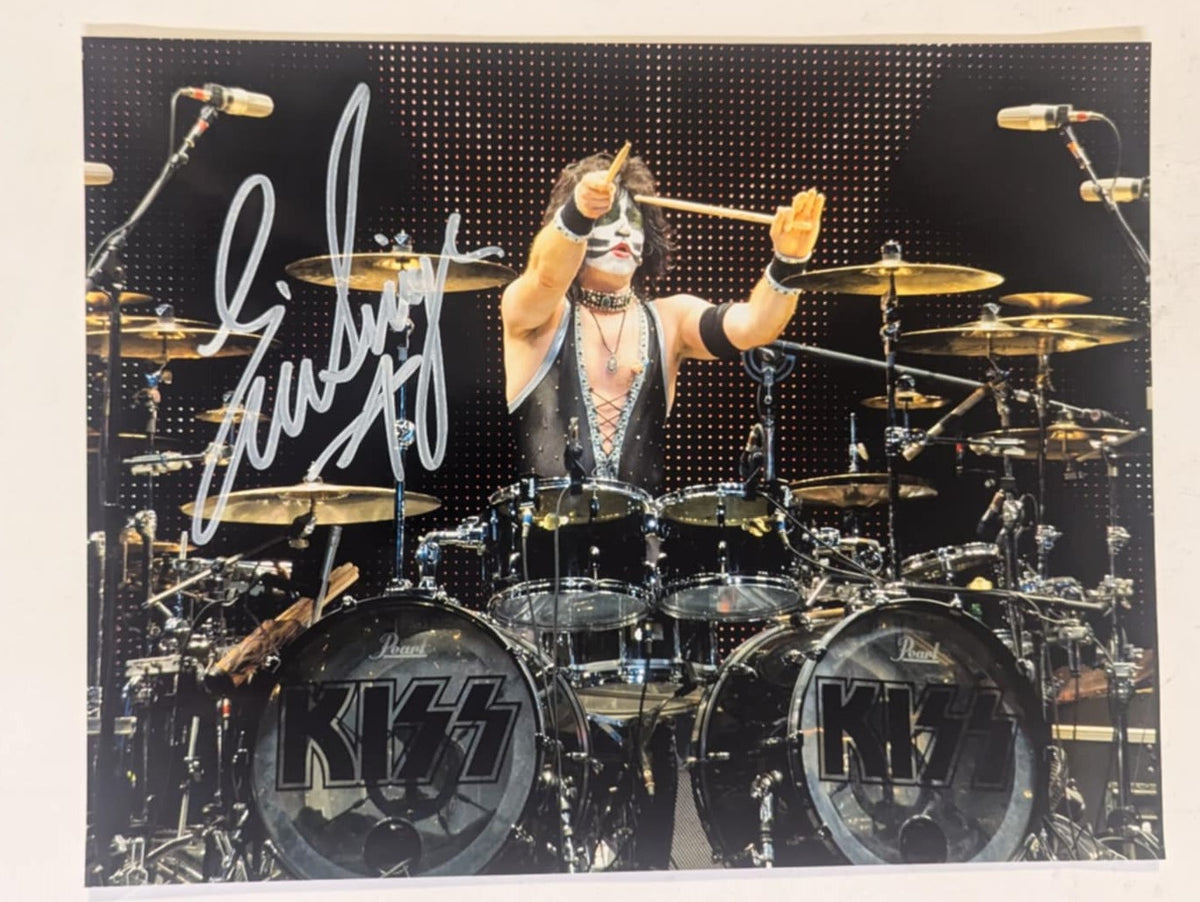 KISS Eric Singer Owned and Signed Photo from Personal Collection – KISS ...